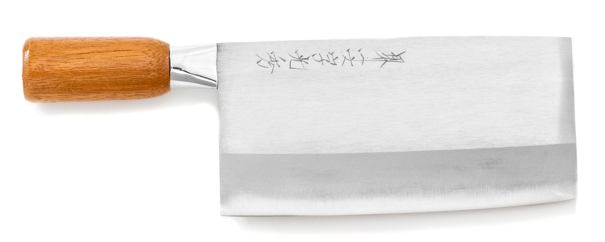 White Steel #2 Chinese Style Cleaver Compact Size – SAKAI ICHIMONJI ...